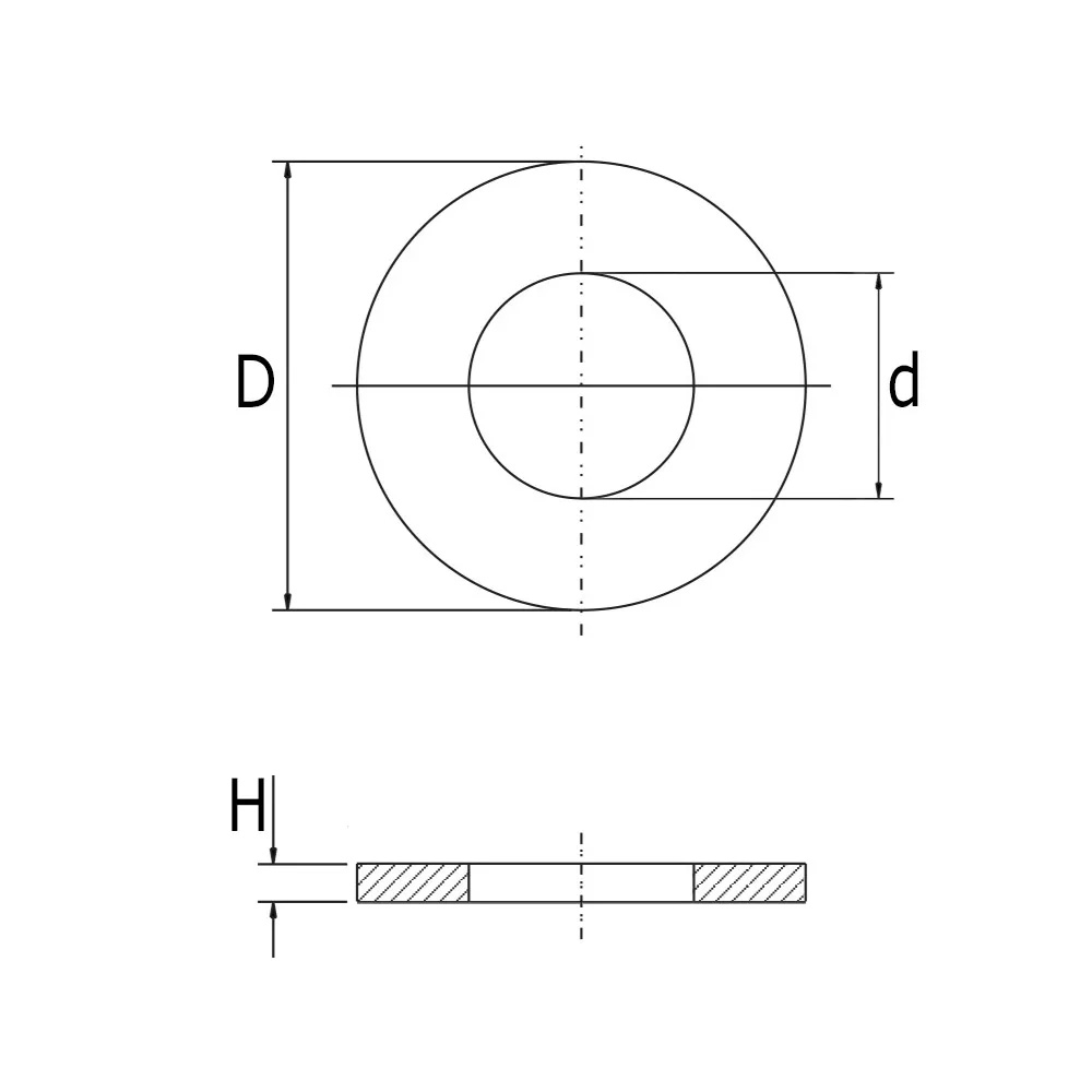 Verpas - Unterlegscheiben PEEK DIN 125 M4 9 X 0.6 X 4.3 - Braun