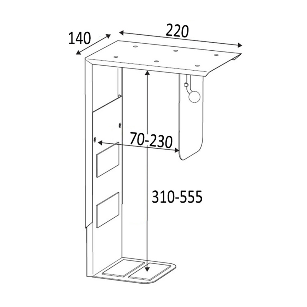 CPU Halter - Modell Basic - Verpas B.V.