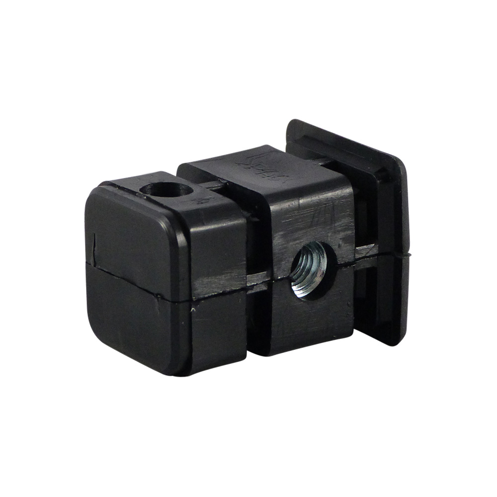 Schraub-Eckverbinder mit Bund für Quadratrohre - verpas