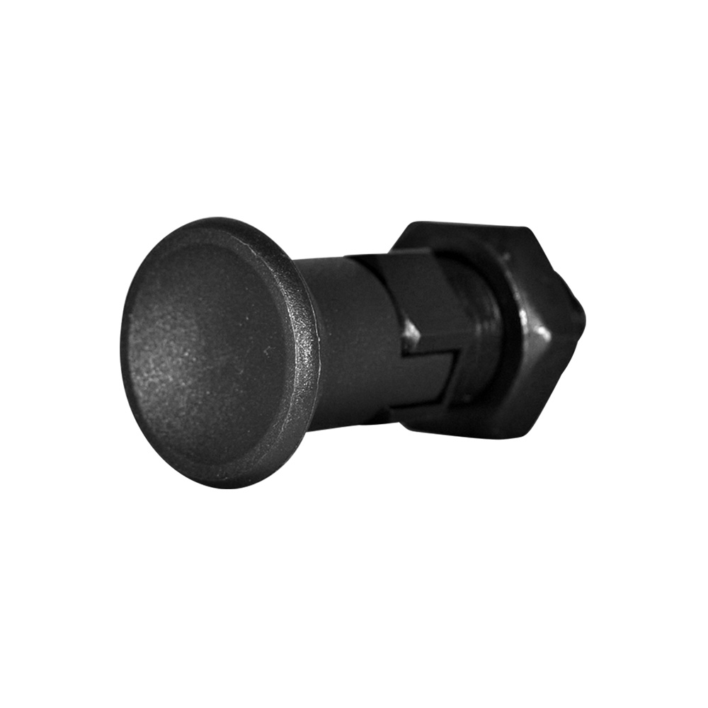 Rastbolzen (Arretierbolzen) mit Sechskantbund – Stahl – mit Rastnut - V